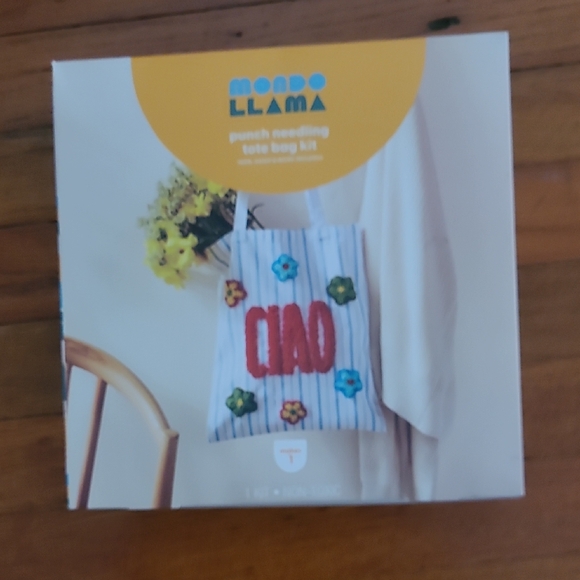 Art | Mondo Llama Punch Needle Tote Bag Kit | Poshmark